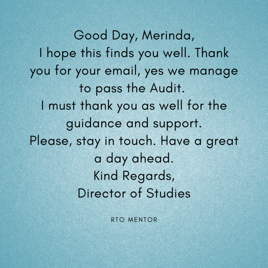 Recommending someone can be awkward - RTO Mentor