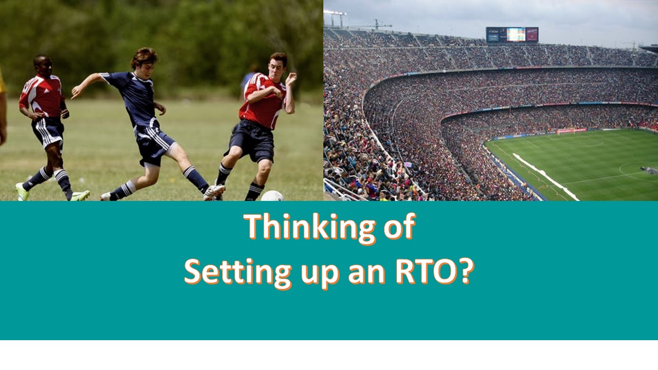 How Setting up an RTO Is Like A Game Of Footy - RTO Mentor shares why